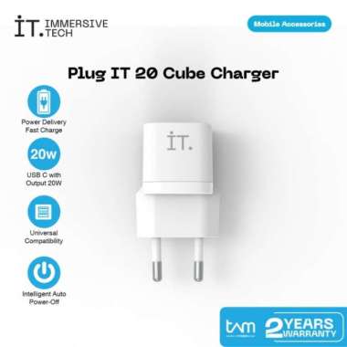 Jual It Plug 30 W Wall Charger Cube Original, Murah & Diskon Februari ...