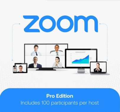 Zoom Meeting Pro 1 Tahun Terbaru Oktober 2021 - Harga Murah & Gratis ...