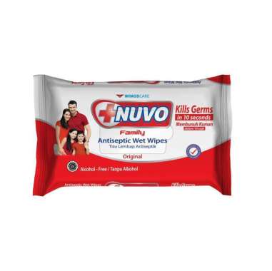 Jual Nuvo Antiseptic Wet Wipes 50 Sheets Terbaru - Harga Promo Agustus ...