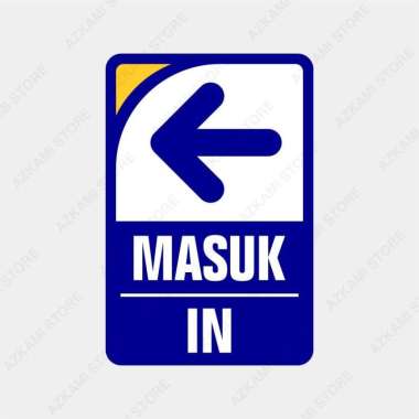 Jual Rambu Petunjuk Arah Masuk Original Harga Termurah April 2024 | Blibli