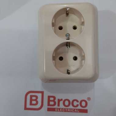 Jual Stop Kontak Broco 2 Lubang Original Murah - Harga Diskon April ...