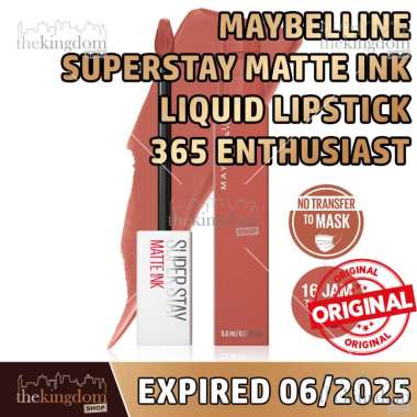 Maybelline Superstay Matte Ink Liquid Lipstick 365 Lengkap Harga ...