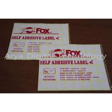 Jual Label Undangan Fox Original Murah - Harga Diskon Juli 2023 ...