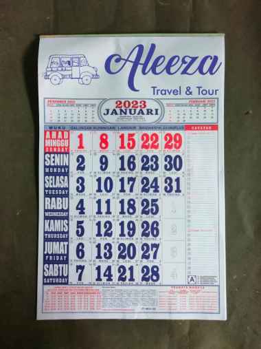 Jual Desain Dan Cetak Kalender Original Murah - Harga Diskon Mei 2023 ...