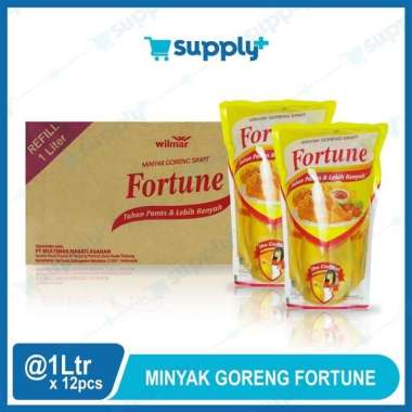 Promo Minyak Goreng Fortune 1 Liter Isi 12 Pouch Per Karton Diskon 3% ...