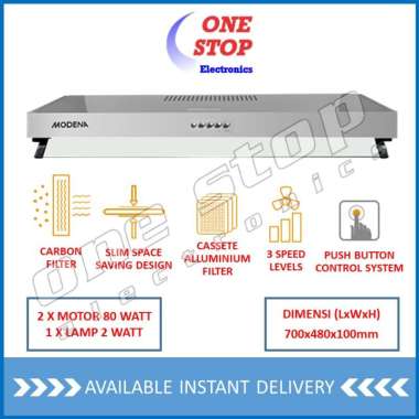 Jual Cooker Hood Modena 7 Original, Murah & Diskon Desember 2022 | Blibli