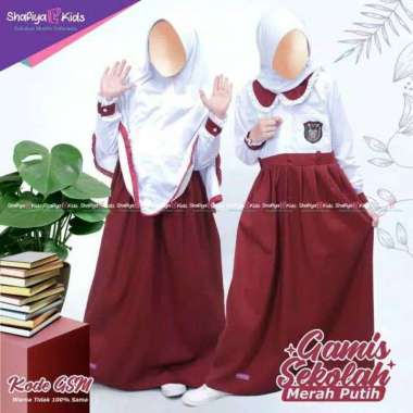 Jual Gamis Seragam Sd Merah Putih Kekinian Terbaru - Harga Promo ...