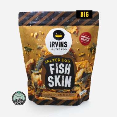 Jual Irvins Salted Egg Fish Skin Big 230 G Termurah - Harga Grosir ...