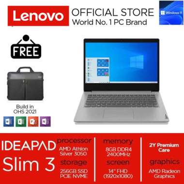 Jual Lenovo Ideapad Slim Athlon Silver Gb Original Murah Harga Diskon Desember