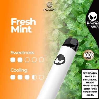 Jual Waka Solo Disposable Fresh Mint Original, Murah & Diskon Mei 2023 ...
