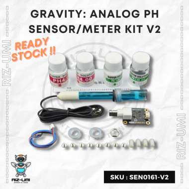 Jual DFRobot Gravity Analog pH Sensor pH Meter Kit V2 di Seller riz-umi ...