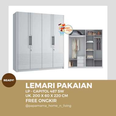 Jual Lemari Pakaian 200 Cm Original Murah - Harga Diskon Oktober 2022 | Blibli.com