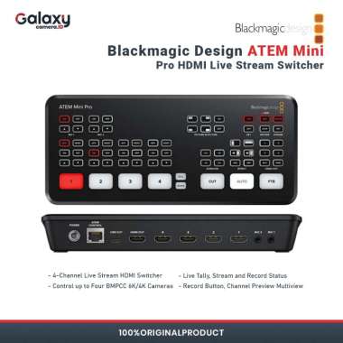 Jual Blackmagic Design Atem Mini Pro Hdmi Live Stream Switcher Original ...