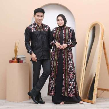 Jual Baju Gamis Couple Keluarga Tenun Model Terbaru & Kekinian - Harga ...