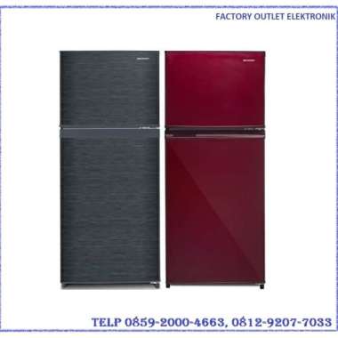 Promo SHARP SJ-195MD-SG Kulkas 2 Pintu - Grey di Seller Satu Elektronik ...