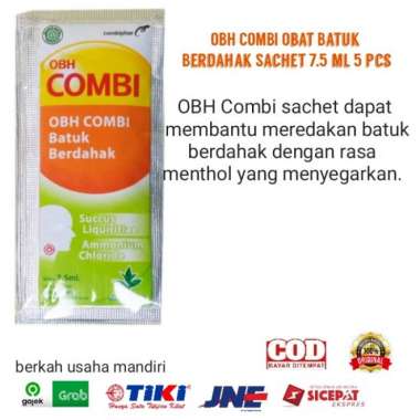 Obh Combi Sachet 7 5 Ml Lengkap Harga Terbaru November 2022 | Blibli