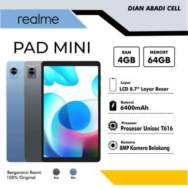 Jual Realme Pad Mini Lte 4 Original, Murah & Diskon Januari 2023 | Blibli