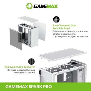 Jual Gamemax Spark Gaming M Atx Casing Pc Original Murah - Harga Diskon Desember 2022 | Blibli