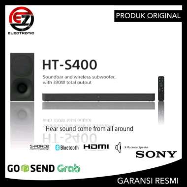 Promo SONY HT-S400 SOUNDBAR SPEAKER WIRELESS BLUETOOTH HT S400 S-FORCE ...
