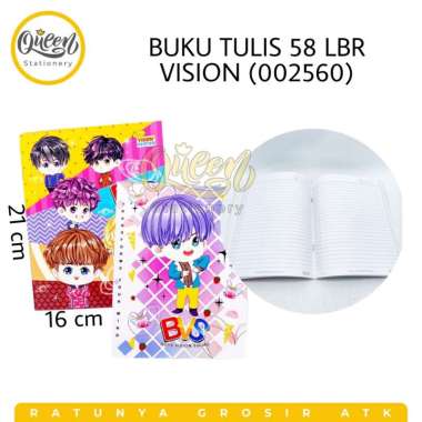 Jual Buku Tulis 58 Lembar Vision Original Murah - Harga Diskon Mei 2023 ...