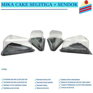 Jual Mika Segitiga Kue Slice Original Murah - Harga Diskon April 2023 ...