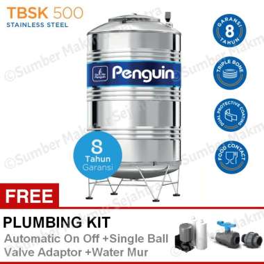 Jual Tangki Air Stainless 500 Liter Penguin Terlengkap - Harga Murah ...