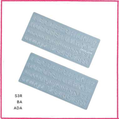 Jual Penggaris Huruf Sablon Mal Original Murah - Harga Diskon Februari ...