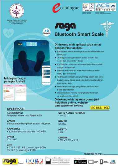 Alat Ukur Tinggi Badan Merk Saga Lengkap Harga Terbaru Maret 2023 | Blibli