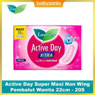 Jual Laurier Active Day Super Maxi Wing 20 S Pembalut Termurah - Harga ...