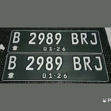 Jual Cutting Sticker Nomor Mobil Font Baru Terbaru Dengan Harga ...