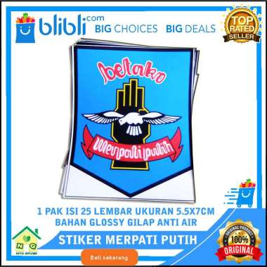 Jual Stiker Merpati Putih Original Murah - Harga Diskon Januari 2023 ...