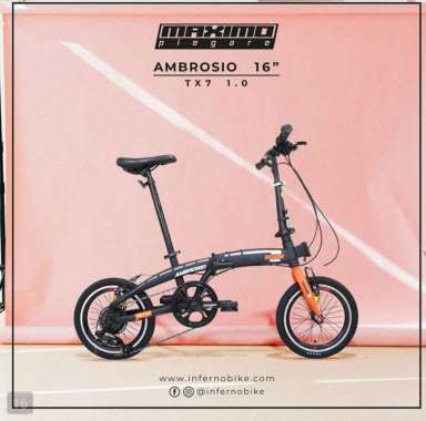 Jual Sepeda Lipat Maximo Ambrosio 16 Original Terbaru - Harga Promo Murah November 2022 | Blibli