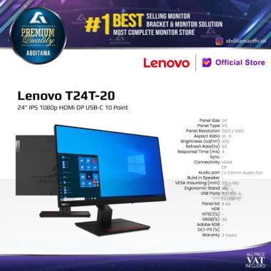 Jual Lenovo Thinkvision T24 20 Original Murah - Harga Diskon Juli 2024 ...