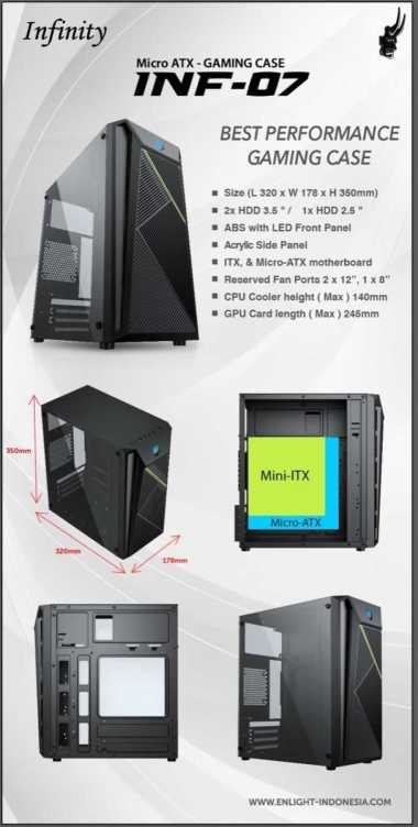Jual Pc Case Infinity Original Murah - Harga Diskon Maret 2023 | Blibli