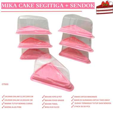 Jual Mika Segitiga Kue Slice Original Murah - Harga Diskon April 2023 ...