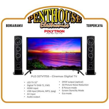 Jual Polytron Speaker Tower 32 Inch Original, Murah & Diskon Mei 2023 | Blibli