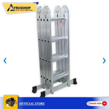 Jual Krisbow Multipurpose Ladder Tangga Lipat Aluminium Original Murah ...