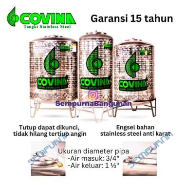 Jual Tandon Stainless 1000 Liter Original Murah - Harga Diskon April ...