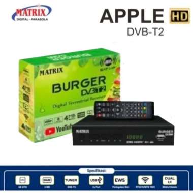 Jual Receiver Digital TV Matrix Apple HD Hijau | DVBT2 set top box STB ...