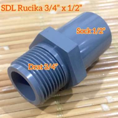 Jual Sock Drat Luar 1 2 Inch Pvc Original Murah - Harga Diskon Juni ...