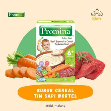 Jual Promina Bubur Bayi Tim Sapi Wortel Terbaru - Harga Promo Agustus ...