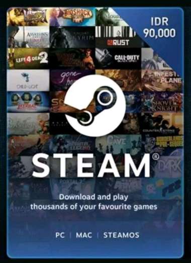 Jual Steam Wallet Terbaru 2024 - Harga Termurah | Blibli