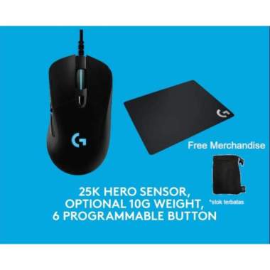 Jual Logitech G403 Hero Gaming Mouse Original Murah - Harga Diskon ...