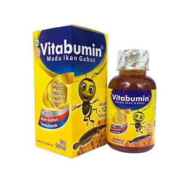 Promo Vitabumin Madu Albumin Multivitamin [130 mL] Anak Nutrisi Tumbuh ...