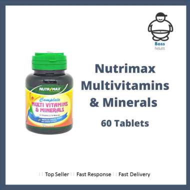Nutrimax Complete Multivitamins Minerals 60 Tablet Lengkap Harga ...