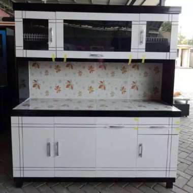 Jual kitchen set 5 pintu Kitchen set scandinavian lemari sayur lemari ...