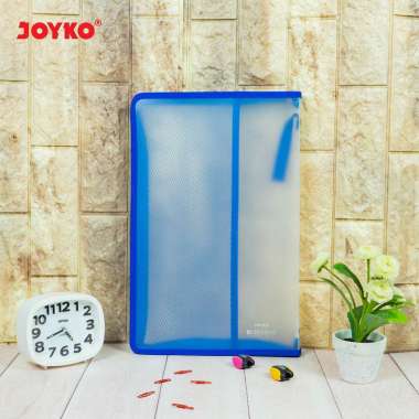 Jual Map Kancing Plastik Data Bag Tas Joyko DBG-108 Pastel Color - Blue ...
