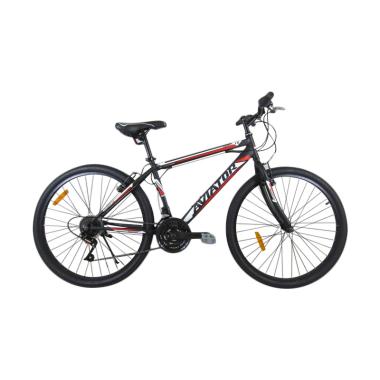 HEMAT United Monanza 2.0 Sepeda MTB - Abu lis Hitam [26 Inch] - Promo ...
