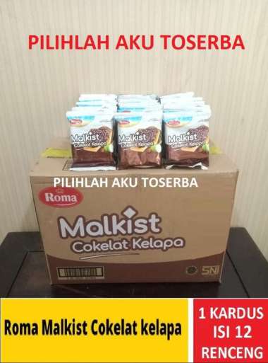 Jual Roma Malkist Coklat Renceng 1 Dus Termurah - Harga Grosir ...