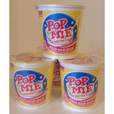 Pop Mie Kari Ayam 75 Gram 100% Asli Indonesia Agustus 2023 | Blibli